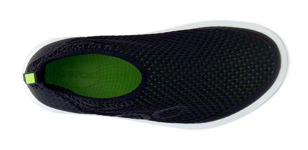 Women's OOmega Chukka Shoe - White Black – OOFOS Women's OOmega Chukka Shoe - White Black – OOFOS